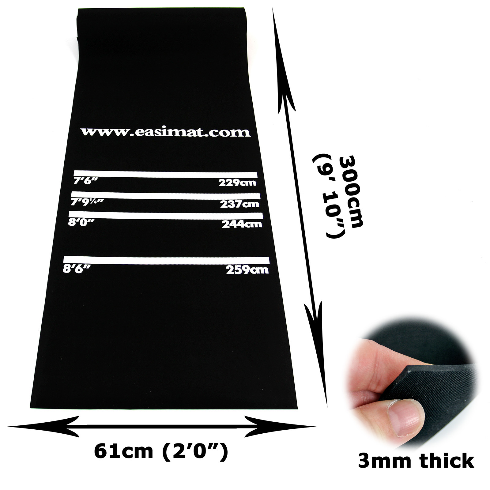 Professional Rubber Darts Mat 21174 | Welcome to Actiasmat