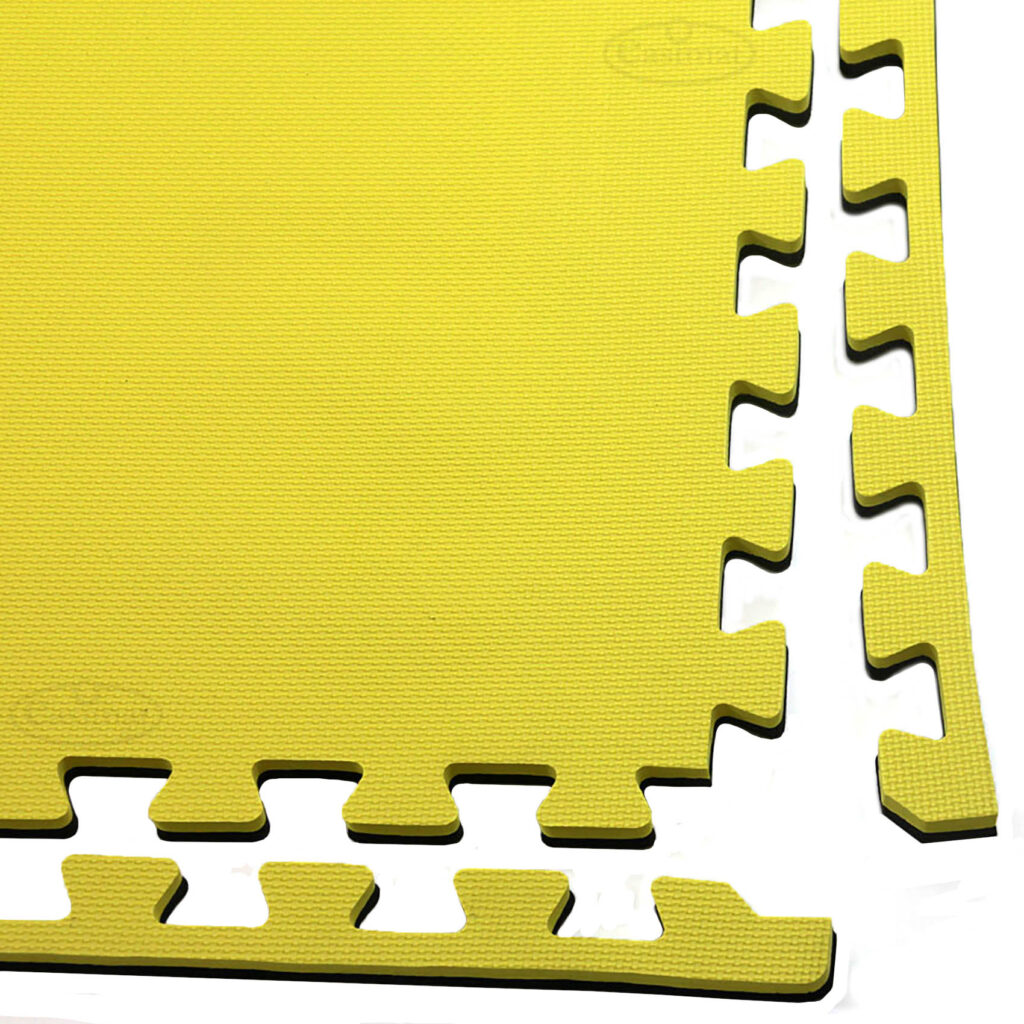 Martial Arts Floor Mat Yellow/Black 20mm 21447 | Welcome to Actiasmat